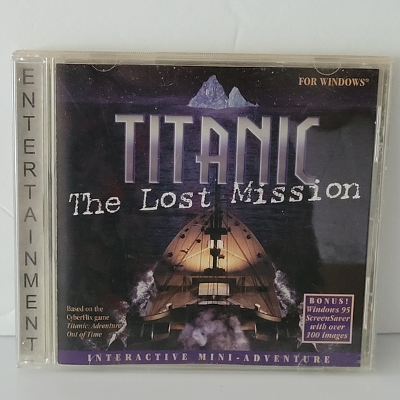 Video Games & Consoles | Vintage Titanic The Lost Mission Pc Cdrom 1998 Interactive Adventure ...